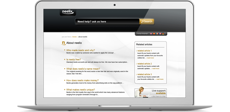 Electronic program guide user interface - Fresh ayre